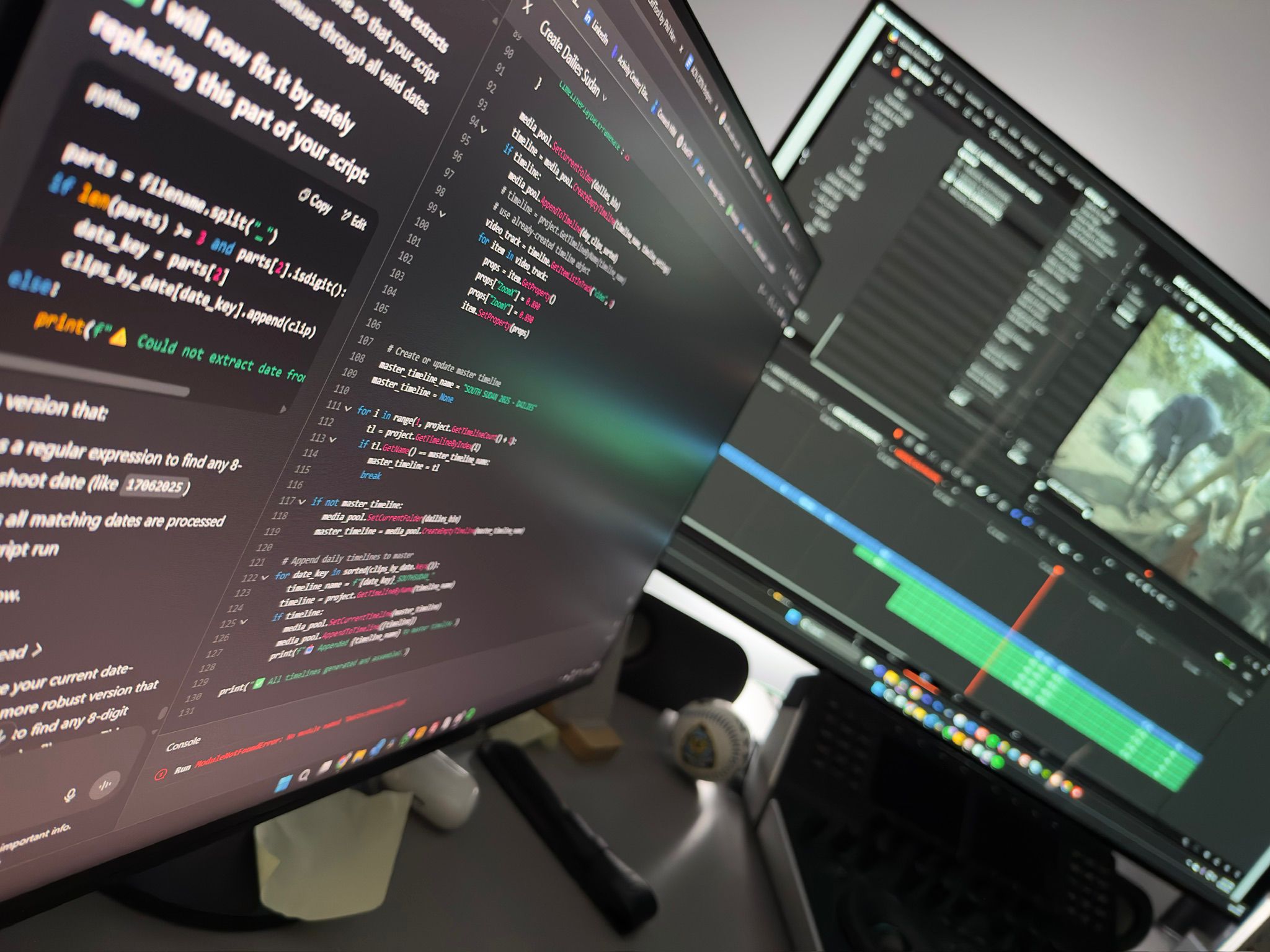 How I Built My First Python Script - Resolve | Wild Lion Media | Color Grading & Finishing